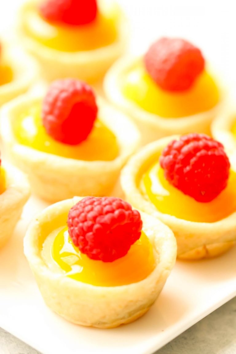 Easy Mini Lemon Cheesecake Tarts Recipe - Maria's Kitchen