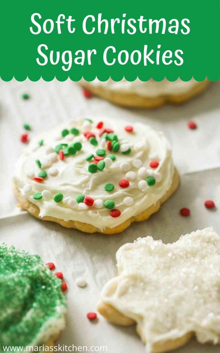 Soft and Easy Christmas Sugar Cookies Recipe - Maria's Kitchen