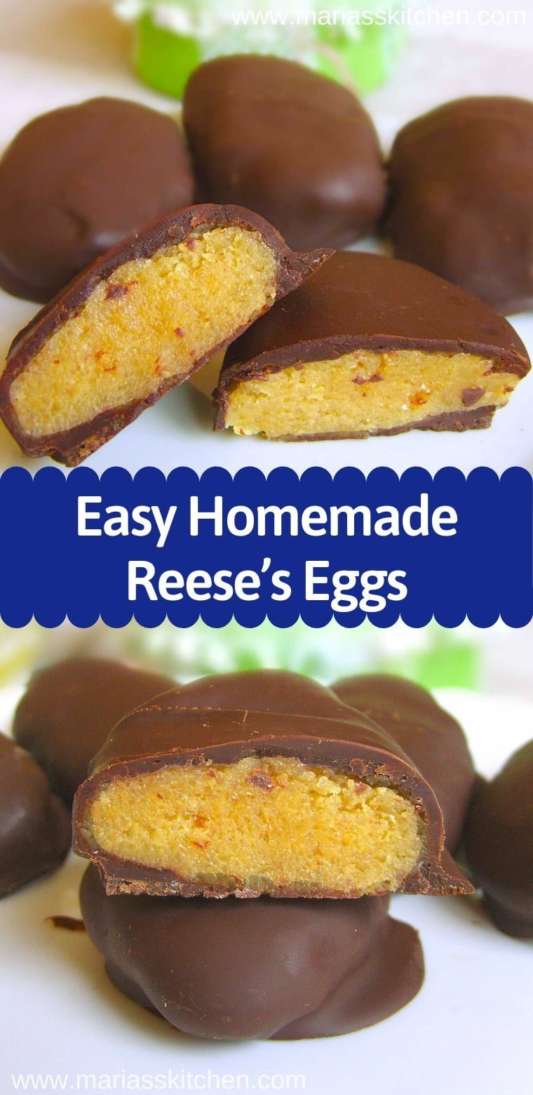 Easy Homemade Reese’s Eggs - Maria's Kitchen