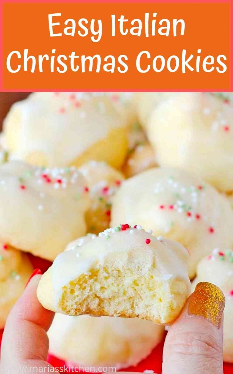 Easy Italian Christmas Cookies - Maria's Kitchen