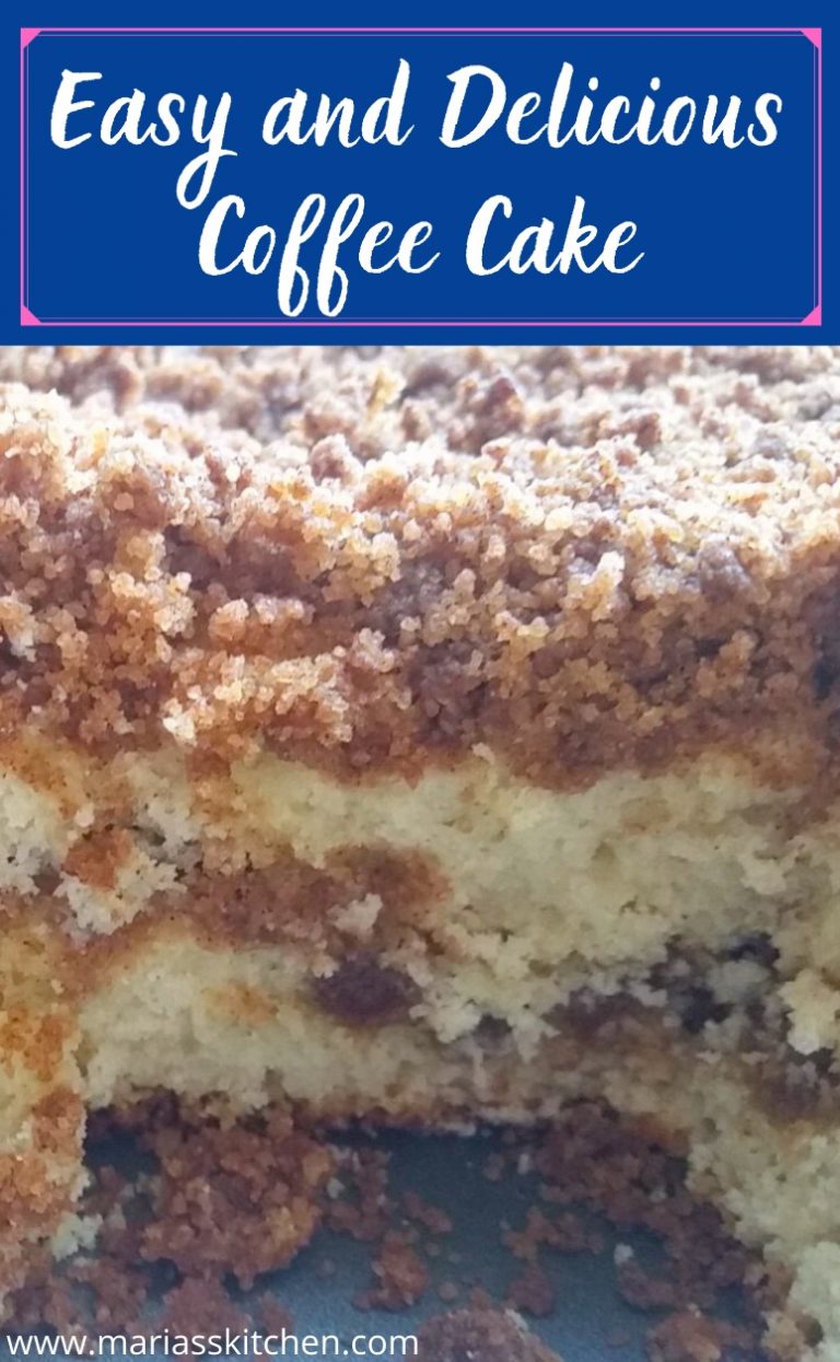 Easy and Delicious Coffee Cake - Maria's Kitchen