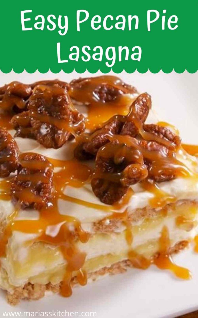 Easy Pecan Pie Lasagna - Maria's Kitchen