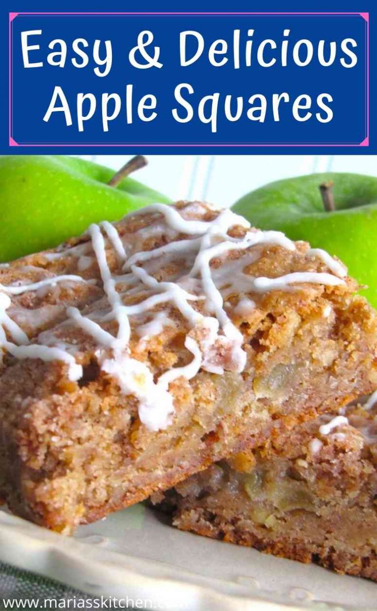 Easy and Delicious Apple Squares - Maria's Kitchen