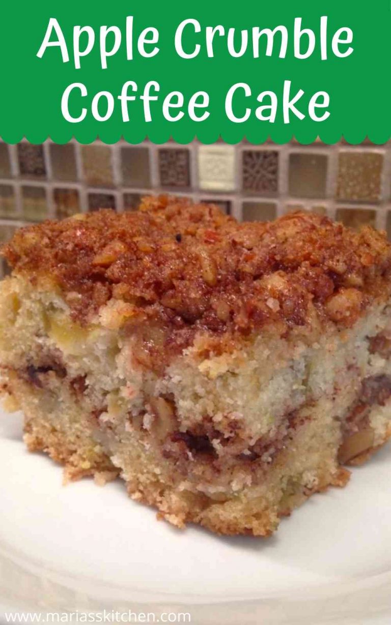 Moist Apple Crumble Coffee Cake - Maria's Kitchen