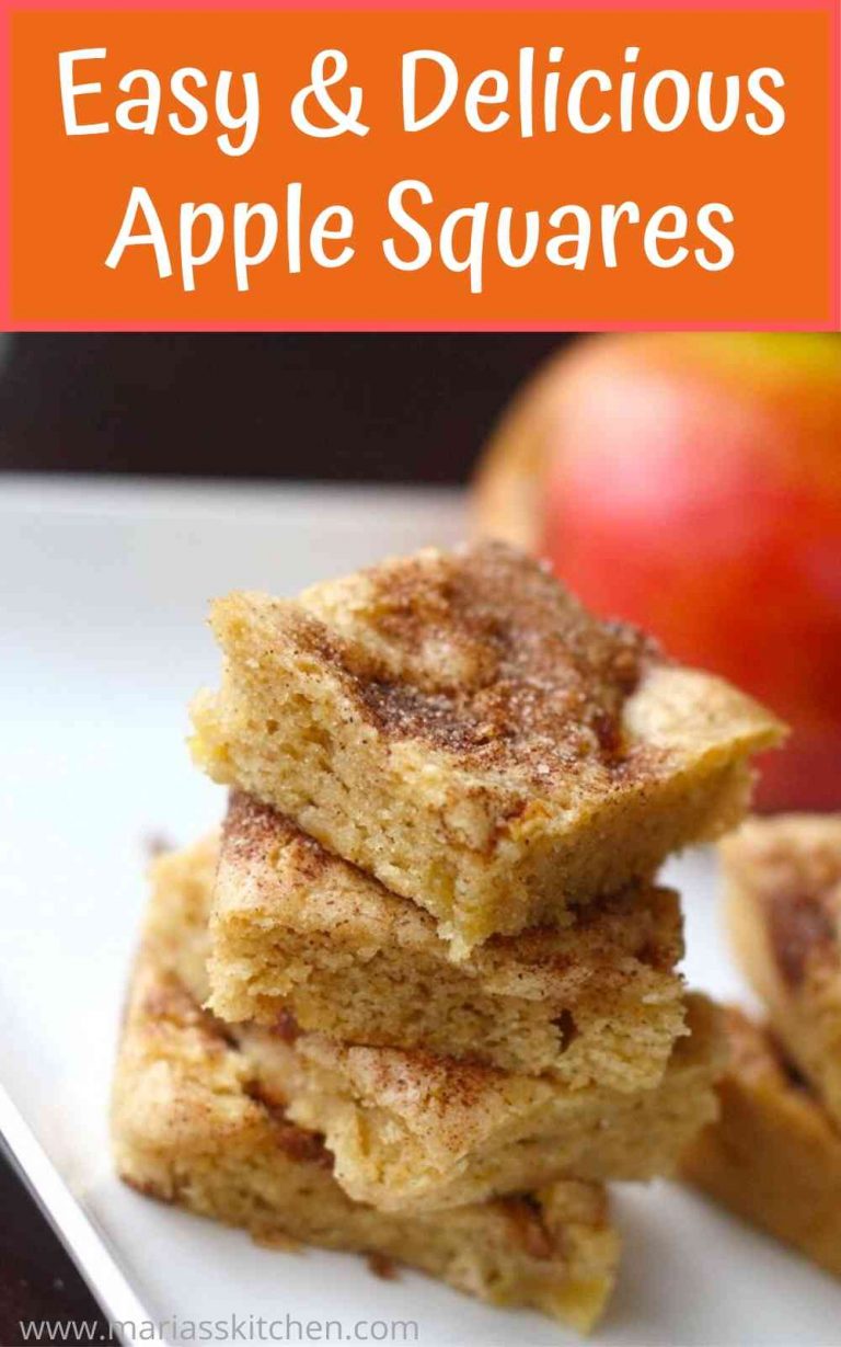 Easy and Delicious Apple Squares - Maria's Kitchen