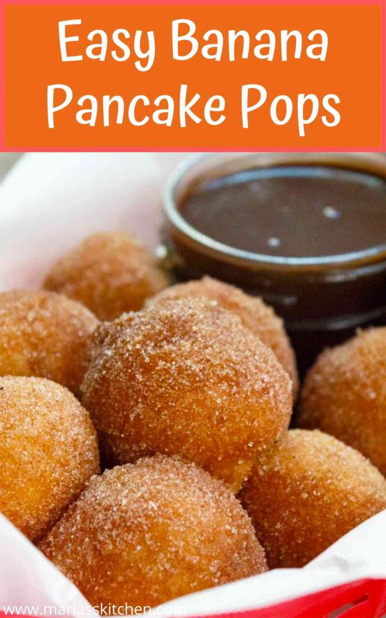 Easy Banana Pancake Pops - Maria's Kitchen