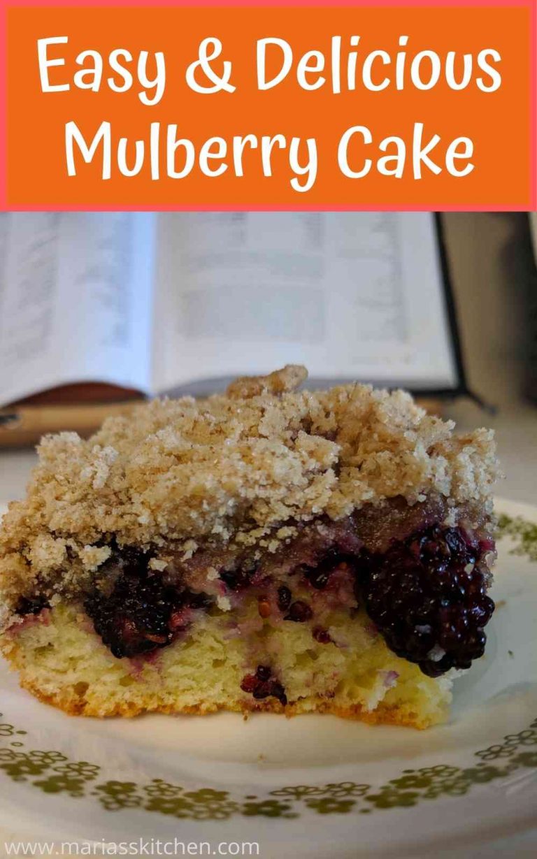 Easy and Delicious Mulberry Cake - Maria's Kitchen