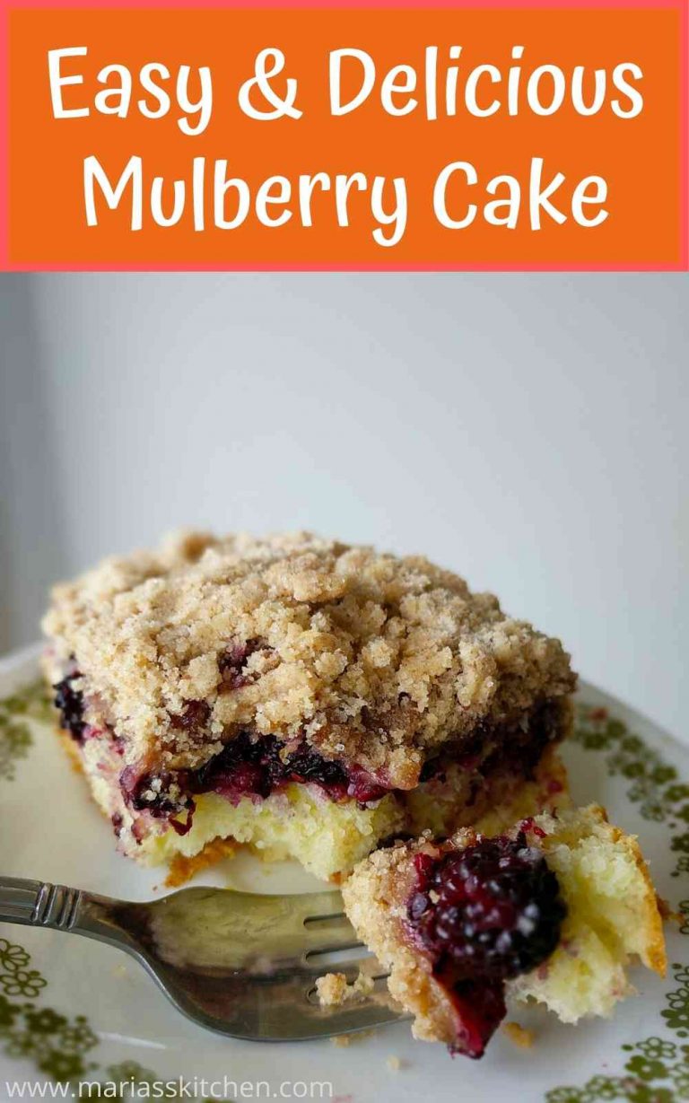 Easy and Delicious Mulberry Cake - Maria's Kitchen