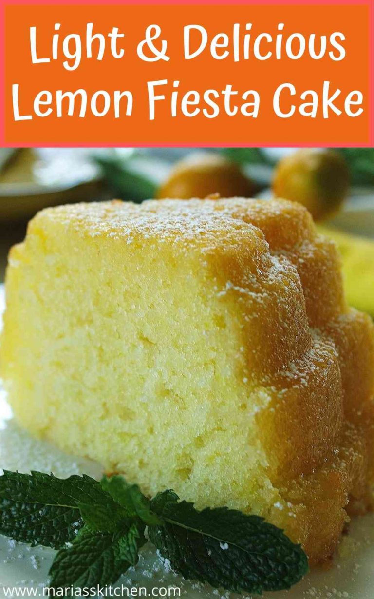 Light and Delicious Lemon Fiesta Cake - Maria's Kitchen