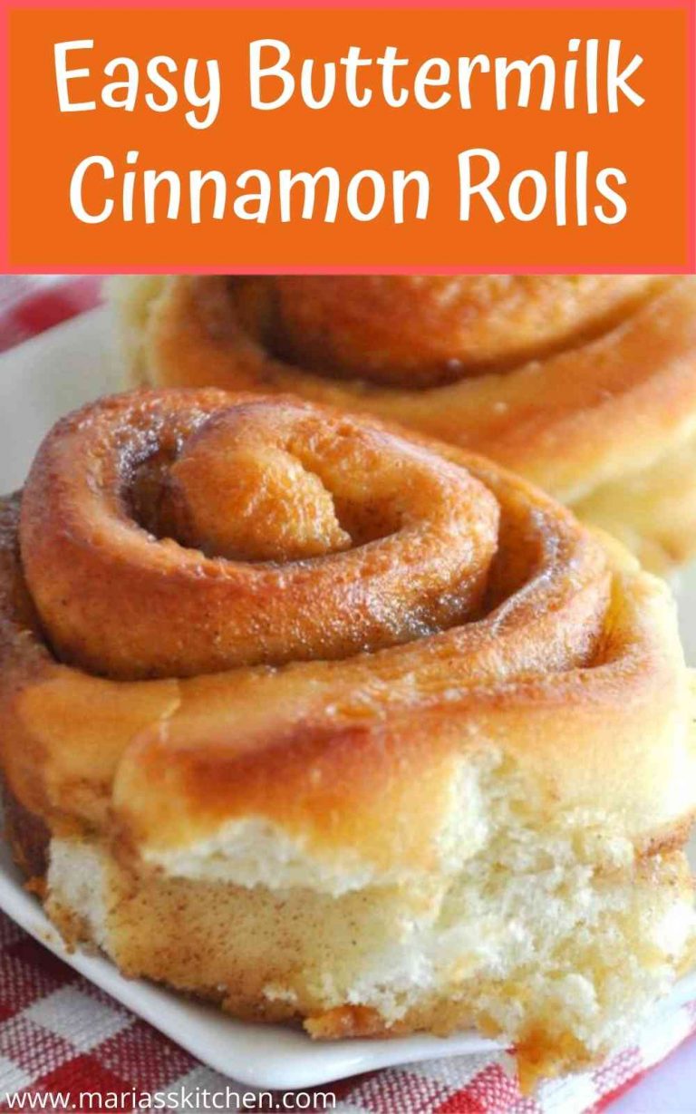 Easy Buttermilk Cinnamon Rolls - Maria's Kitchen