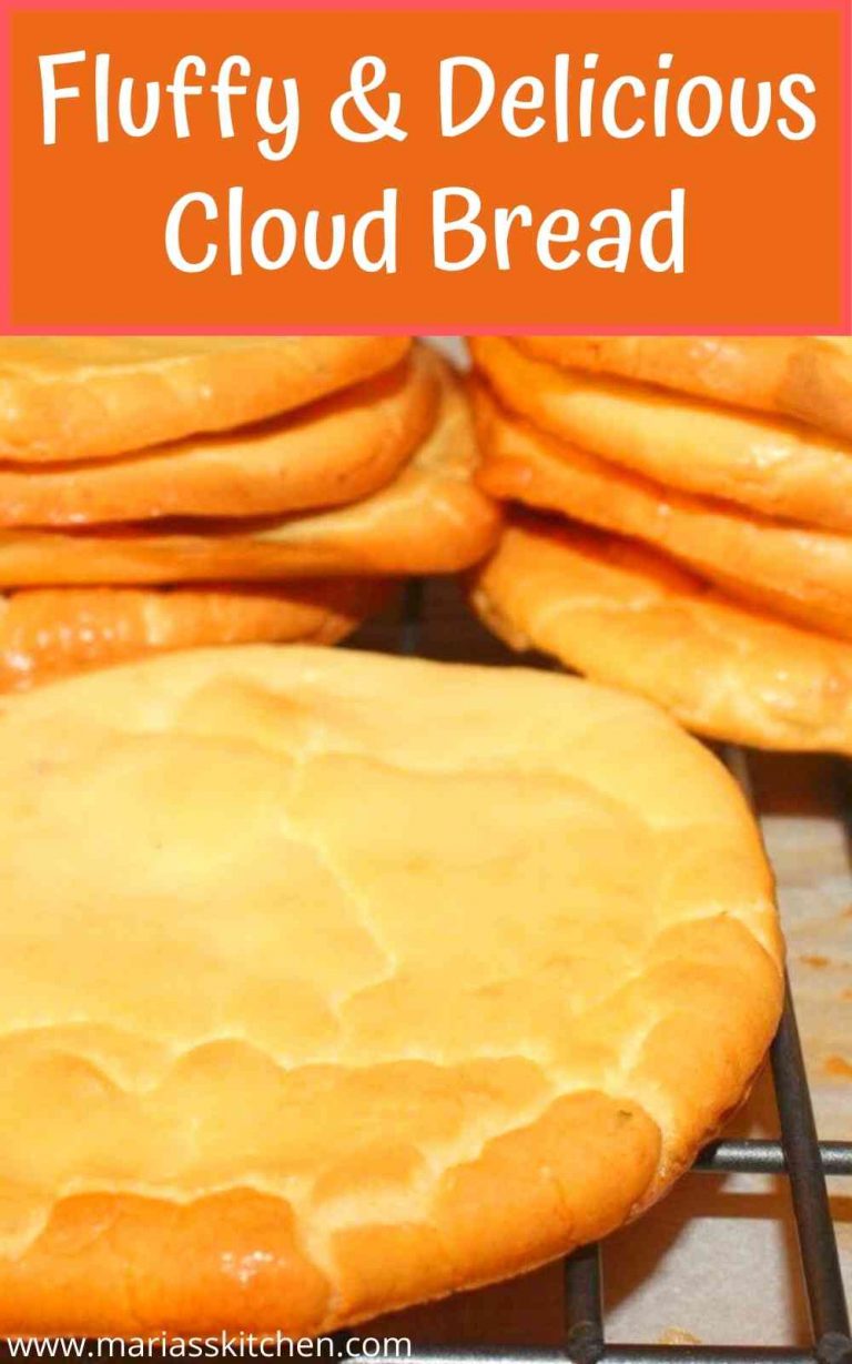 Fluffy & Delicious 3 Ingredients Cloud Bread - Maria's Kitchen