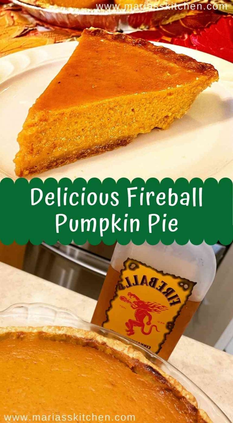 Easy and Delicious Fireball Pumpkin Pie - Maria's Kitchen