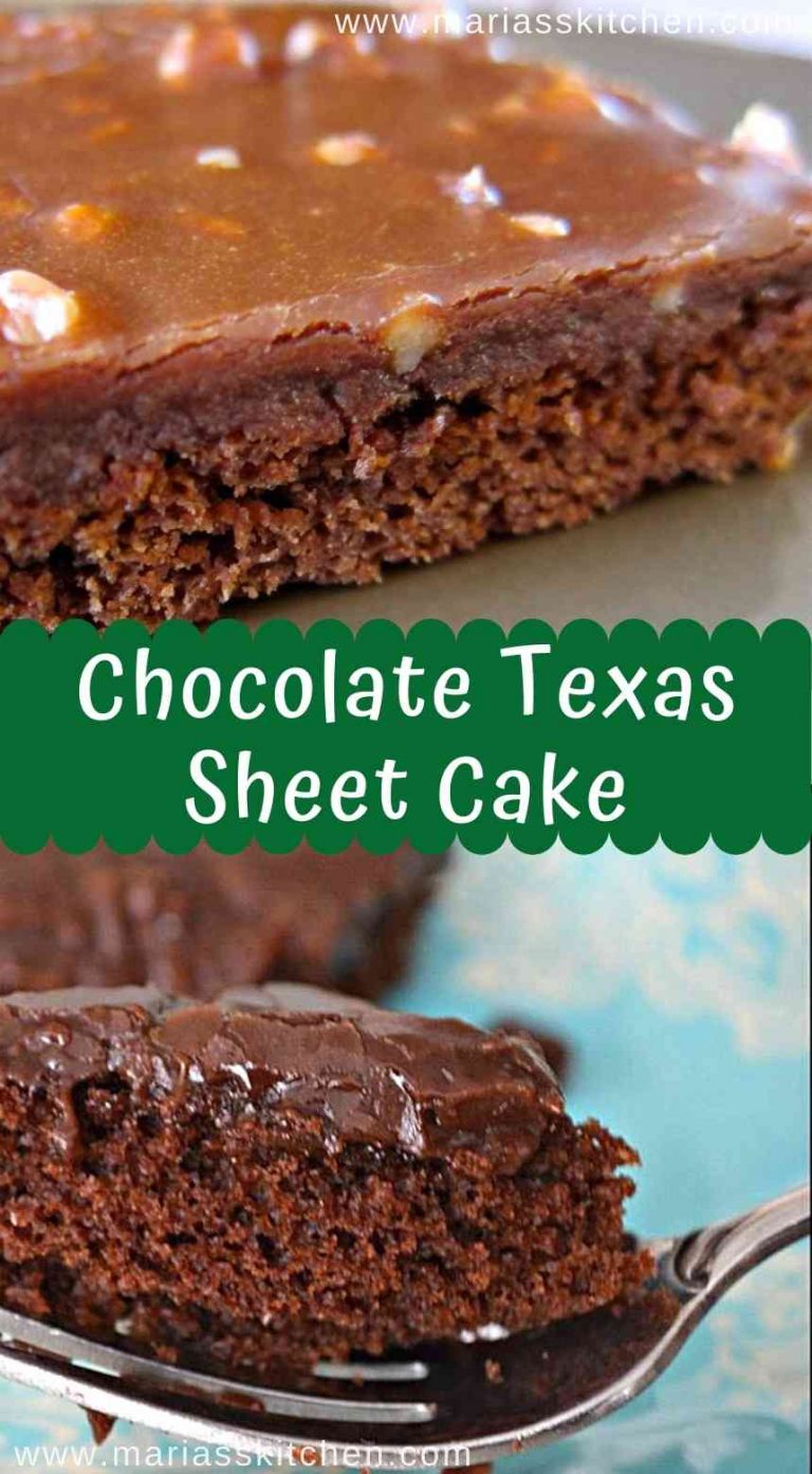 Moist and Delicious Chocolate Texas Sheet Cake - Maria's Kitchen