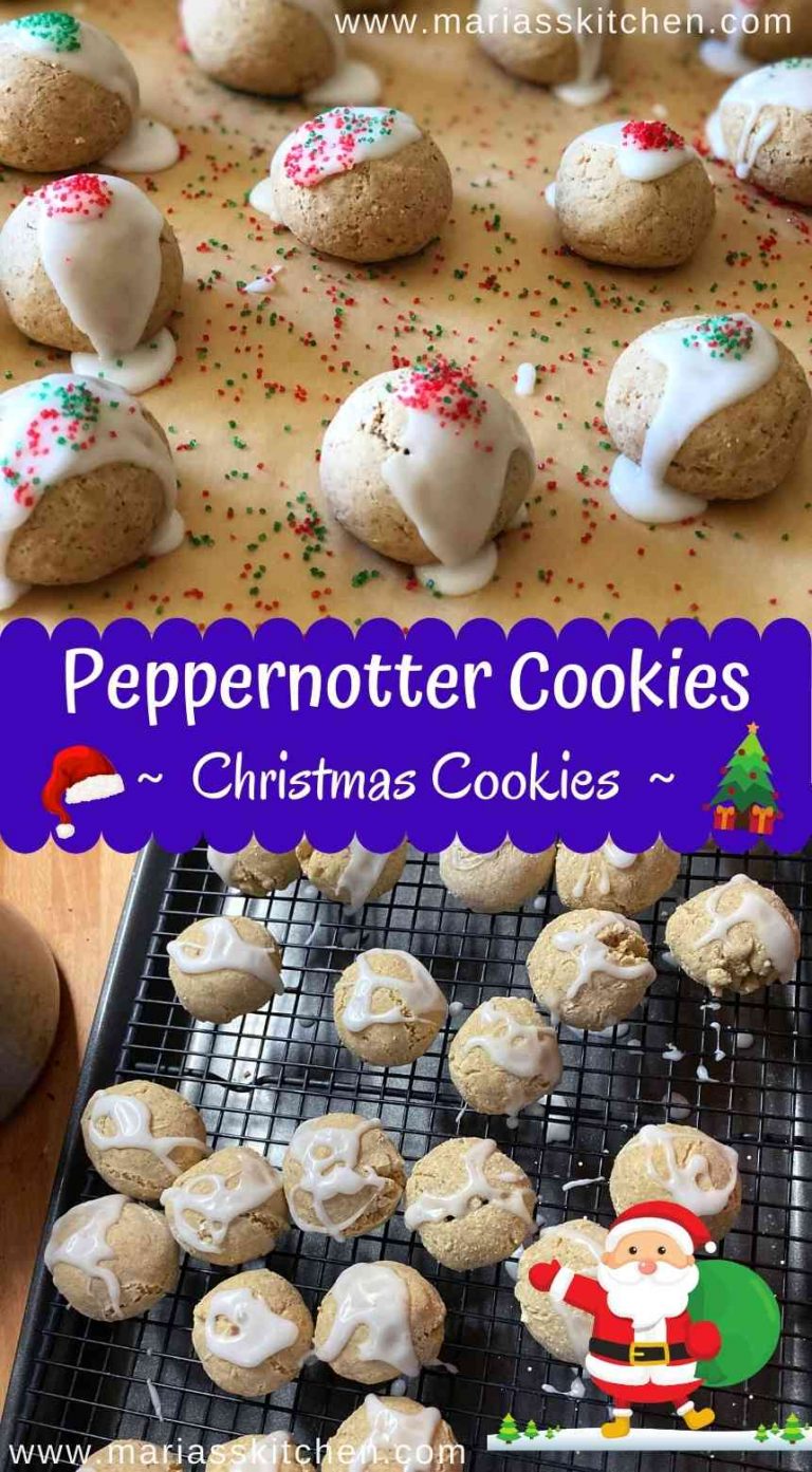 Scandinavian Christmas Spice Cookies ( Peppernotter ) - Maria's Kitchen