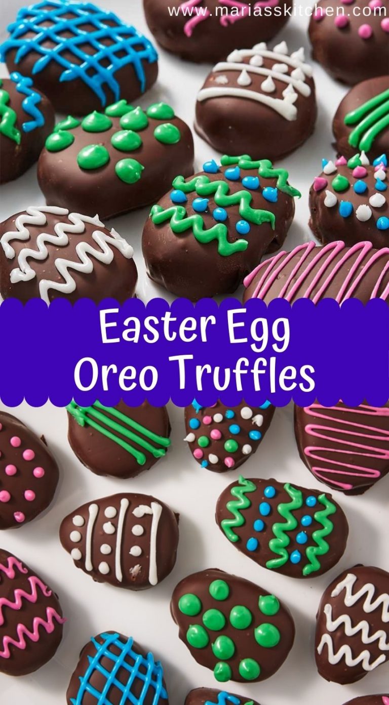 Delicious Easter Egg Oreo Truffles - Maria's Kitchen