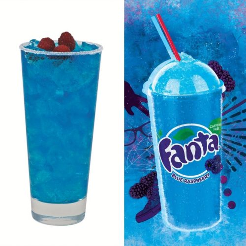 Homemade Fanta Blue Raspberry - 2 Ingredients Easy Recipe - Maria's Kitchen