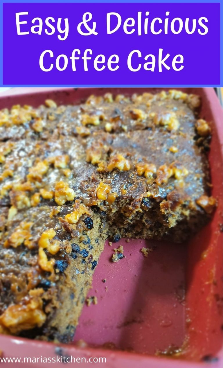 Easy & Delicious Coffee Cake - Maria's Kitchen