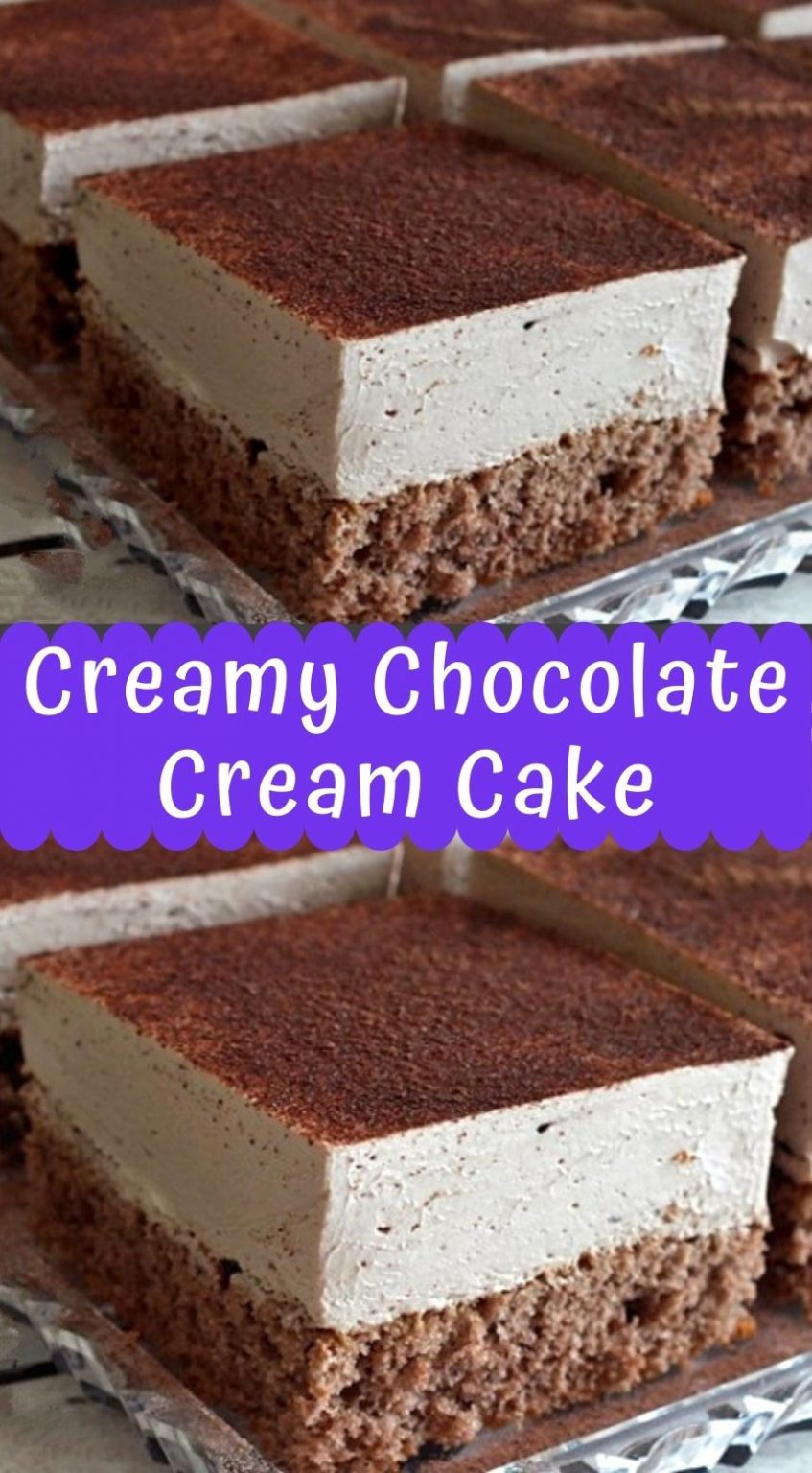 Easy and Delicious Chocolate Cream Cake - Maria's Kitchen