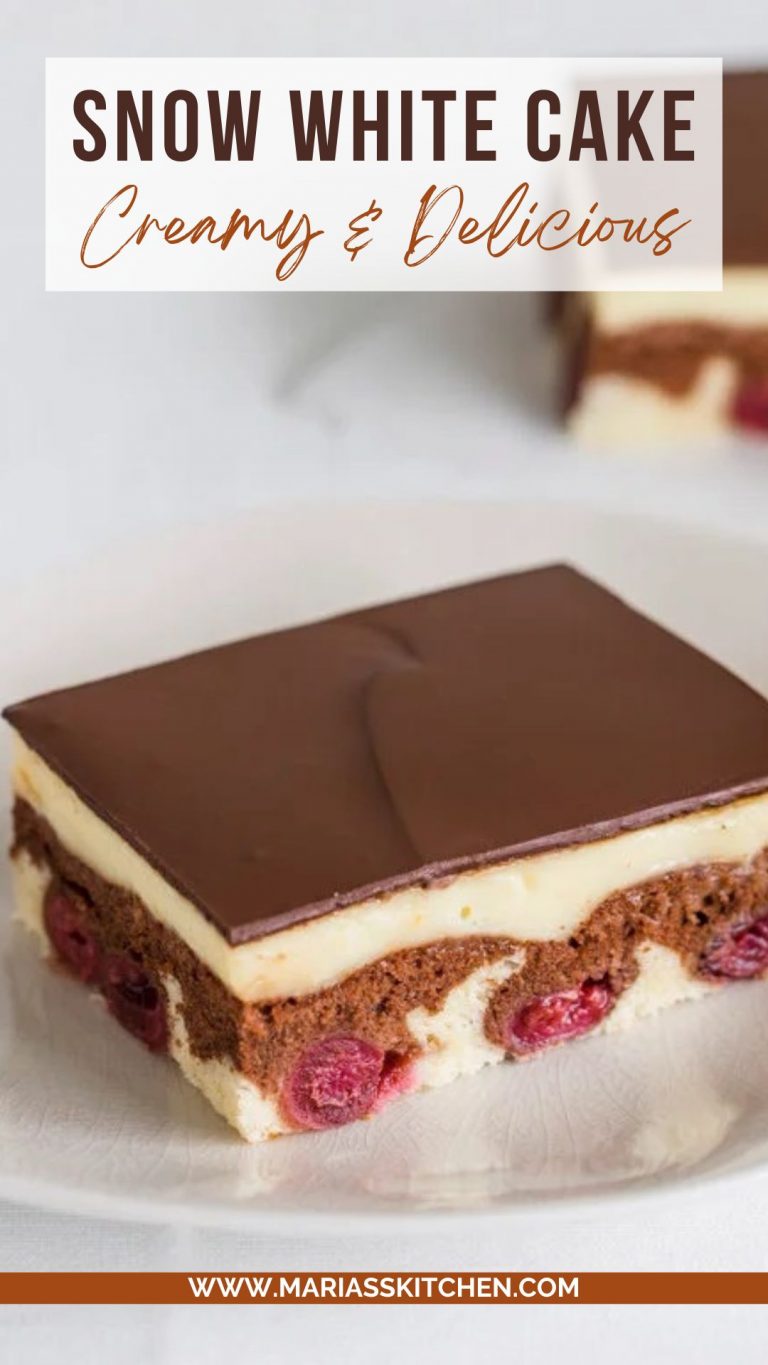 German Snow White Cake Recipe - Maria's Kitchen