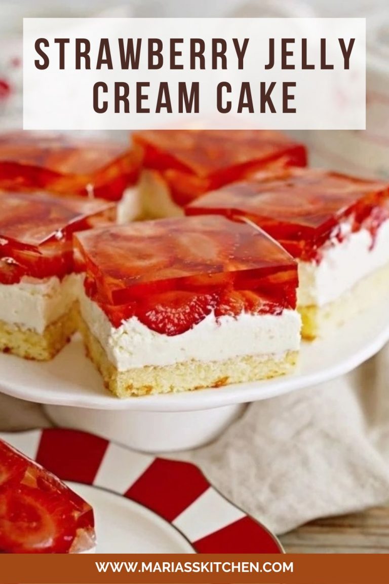 Strawberry Jelly Cream Cake