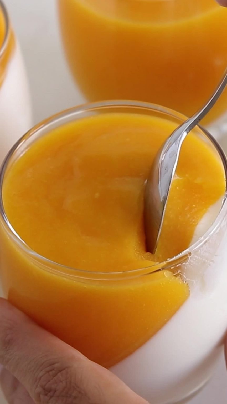 Mango Panna Cotta - Maria's Kitchen