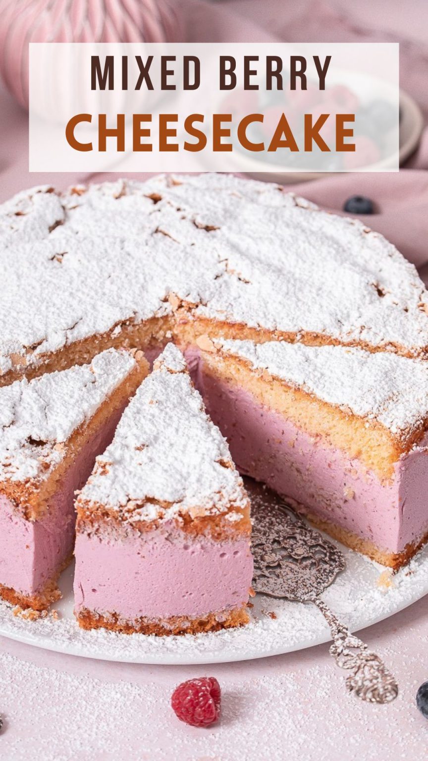 Mix Berry Cream Cheesecake - Maria's Kitchen