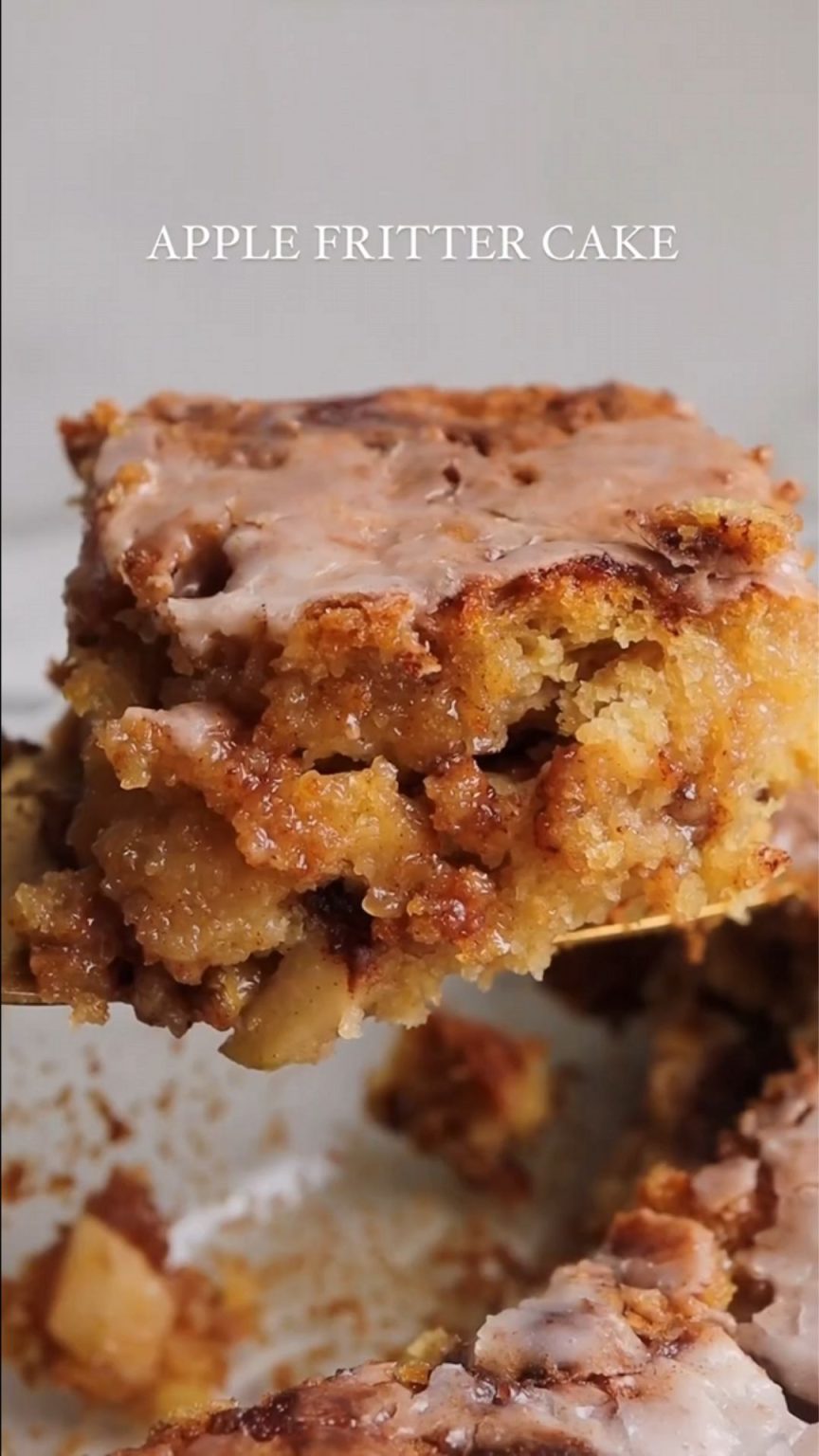 Apple Fritter Cake - Maria's Kitchen