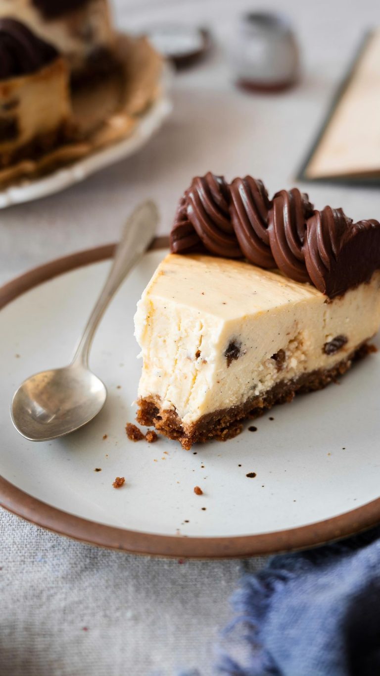 Vegan Malaga Cheesecake - Maria's Kitchen