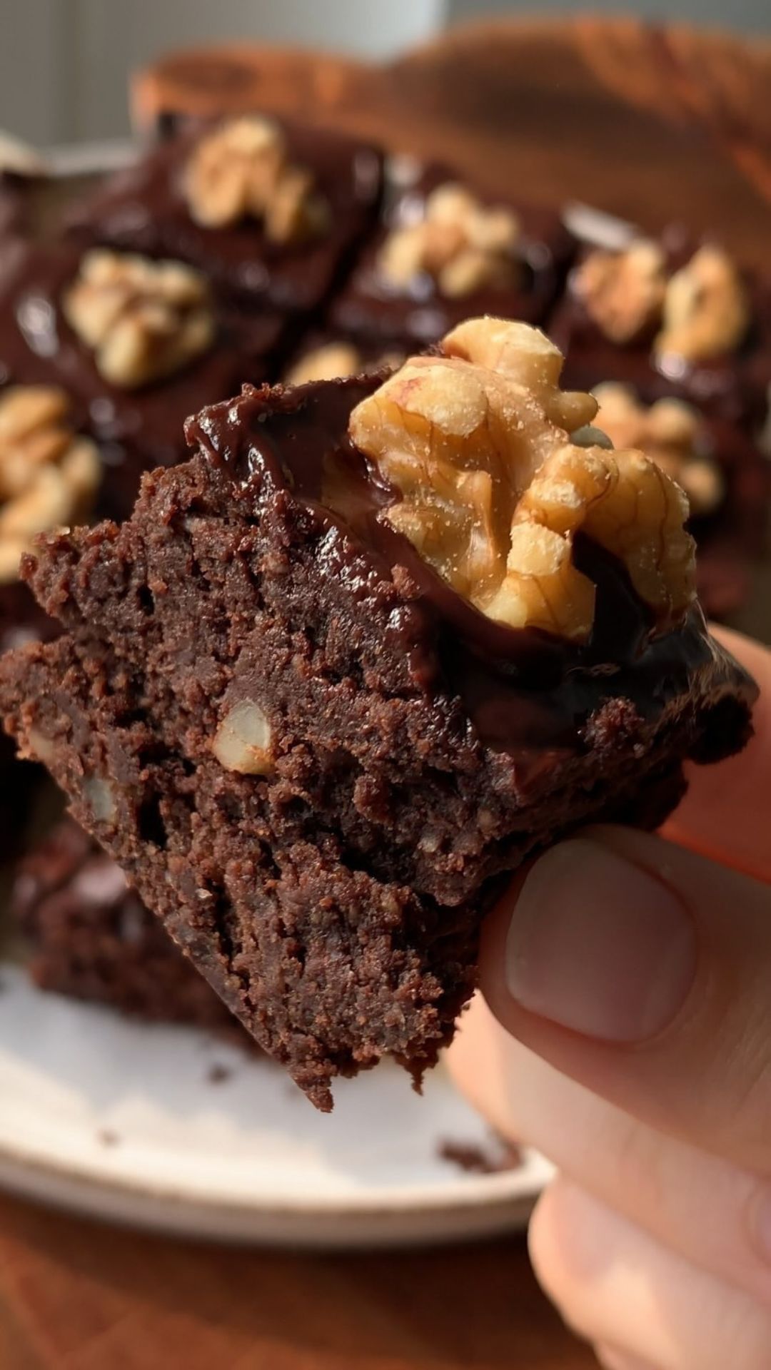 Walnut Brownie Bites - Maria's Kitchen