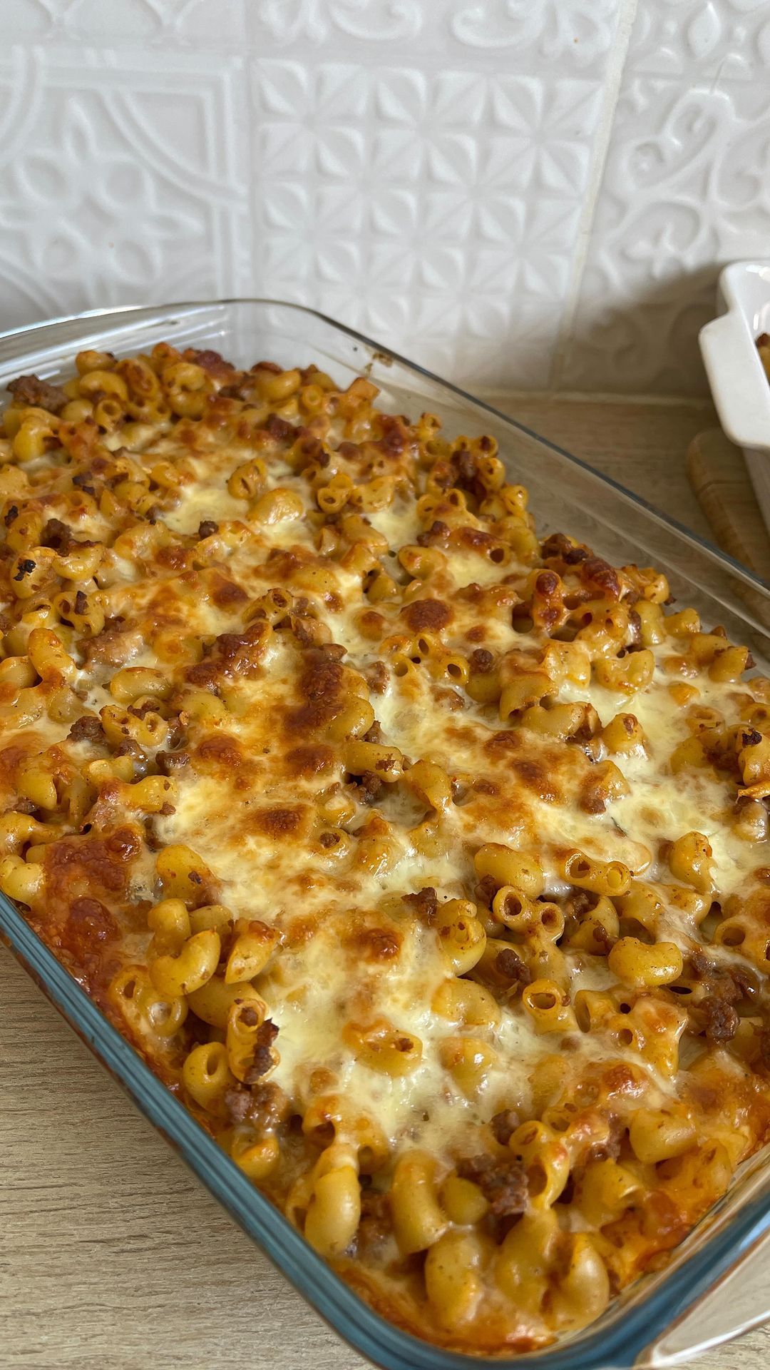 Cheesey Pasta Gratin - Maria's Kitchen