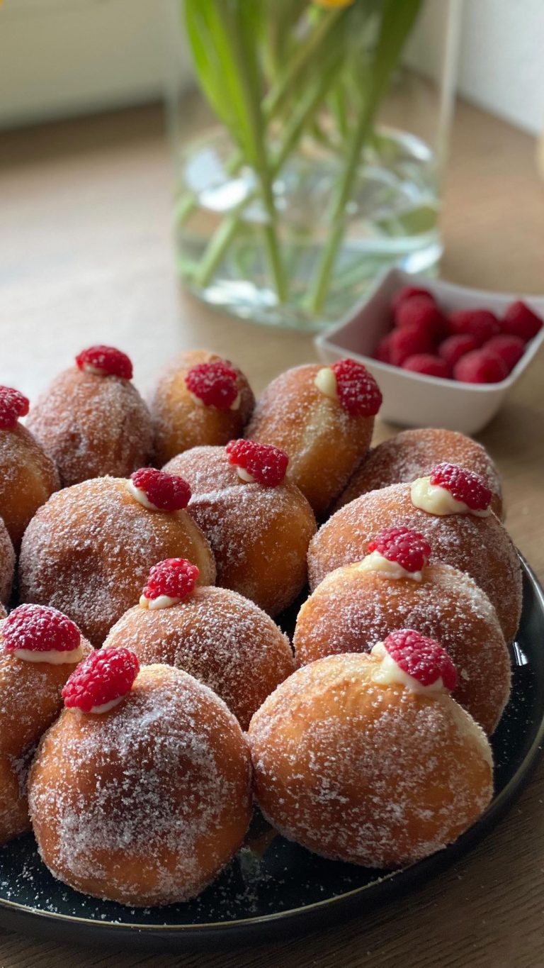 German Jam Doughnuts - Maria's Kitchen
