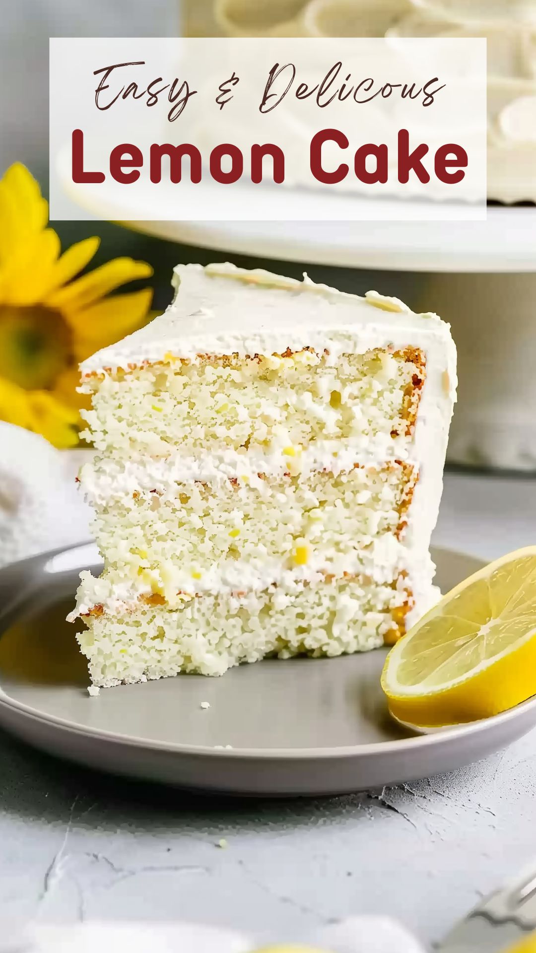 Delicious Lemon Cake - Maria's Kitchen