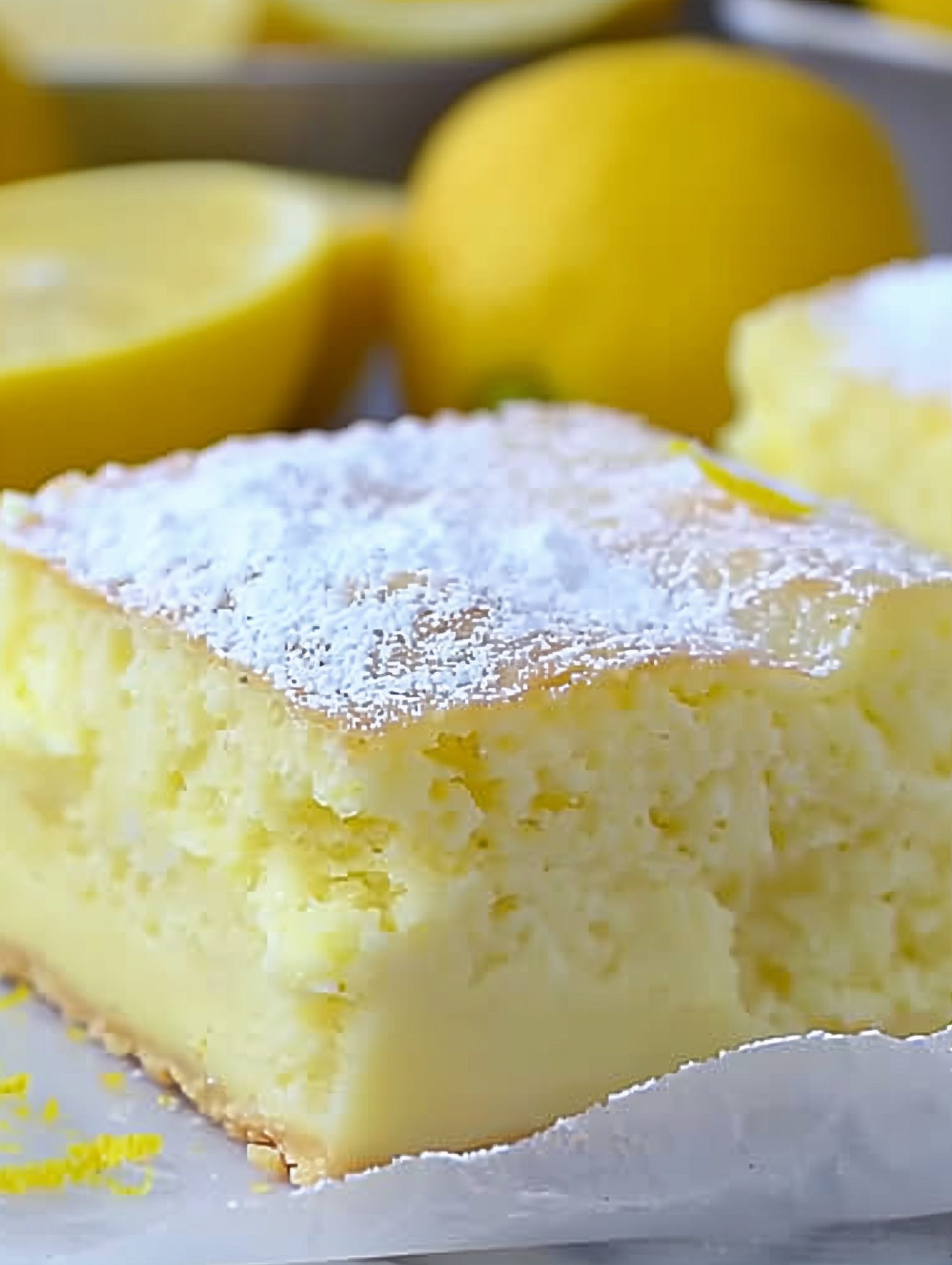 Lemon Custard Cake - Maria's Kitchen