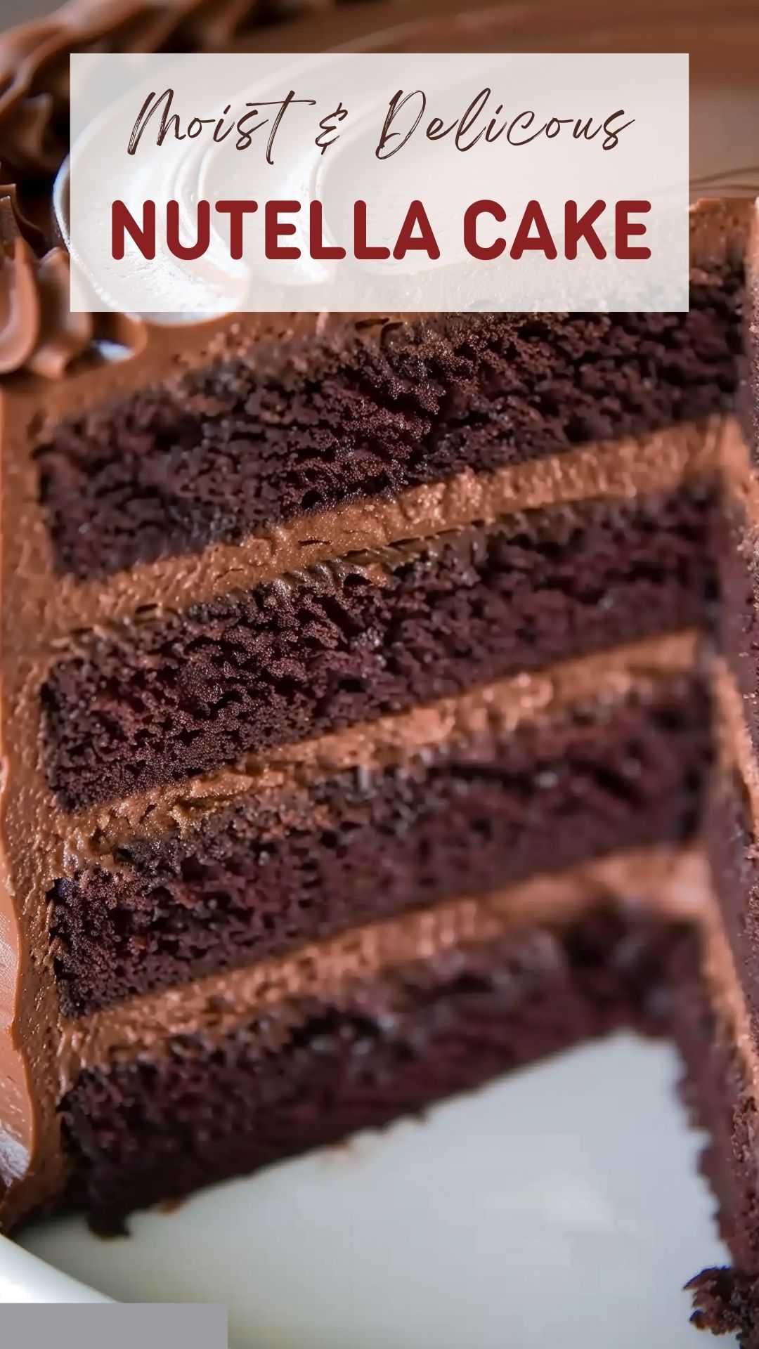 Nutella Cake - Maria's Kitchen