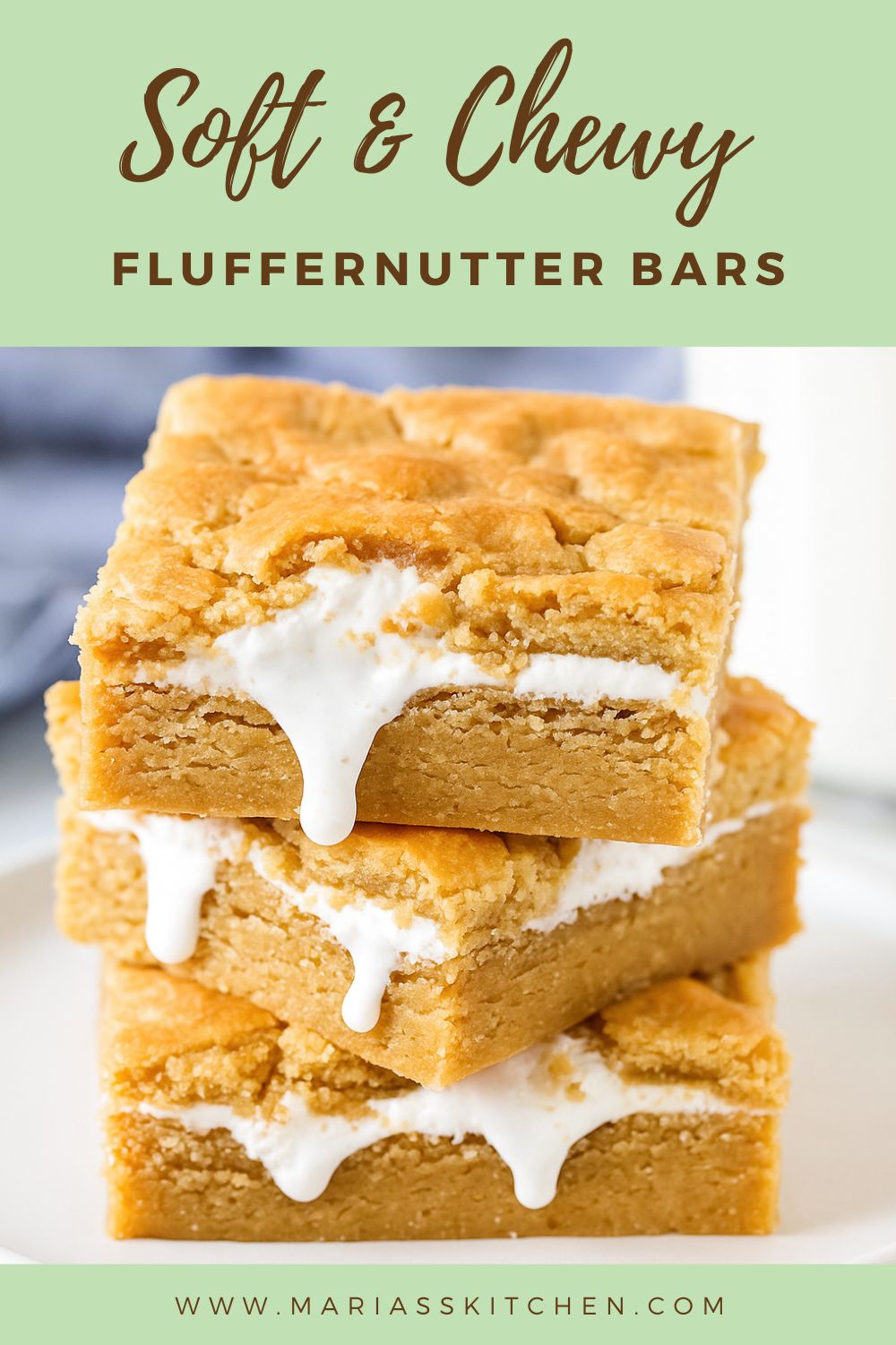 Fluffernutter Bars – A Fun & Easy Family Friendly Dessert! - Maria's ...