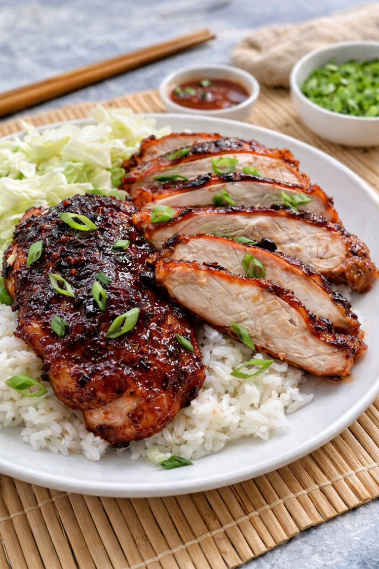 Sweet and Sticky Char Siu Chicken – Chinese BBQ Chicken Recipe - Maria ...