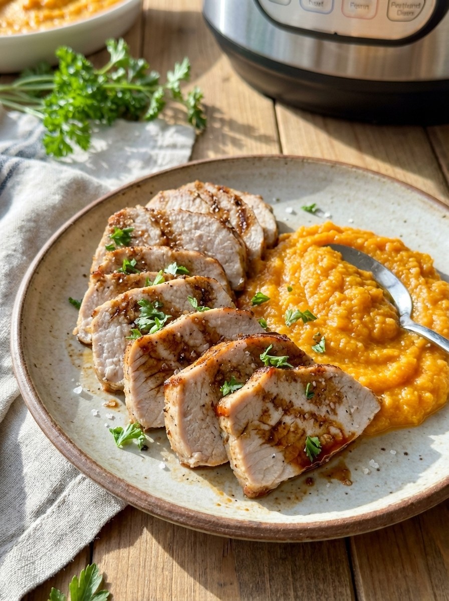 Instant Pot Pork Tenderloin with Sweet Potato Mash – Dinners That Taste ...